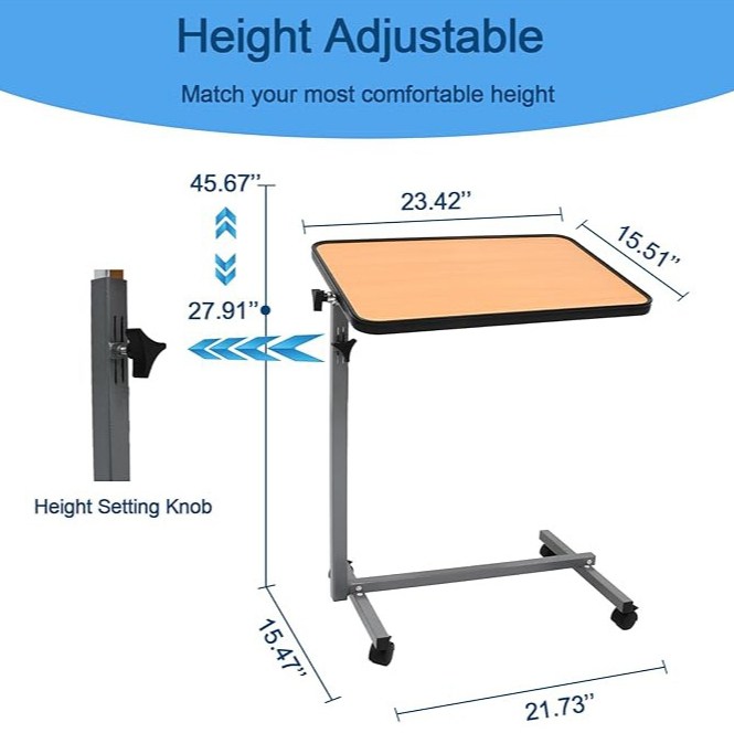 Adjustable Bedside Table-Elderly Care-NINGBO CHANGO INTL TRADE CO.,LTD